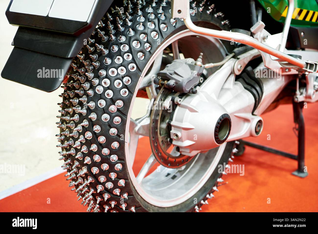 Metal spikes on motorcycle hi-res stock photography and images - Alamy