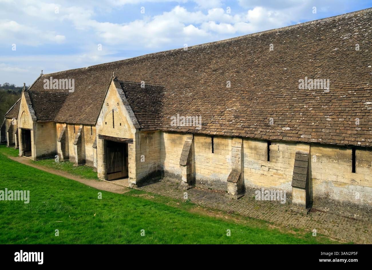 The Tithe Barn, Bradford on Avon. Taken April 2025 spring Stock Photo - Alamy