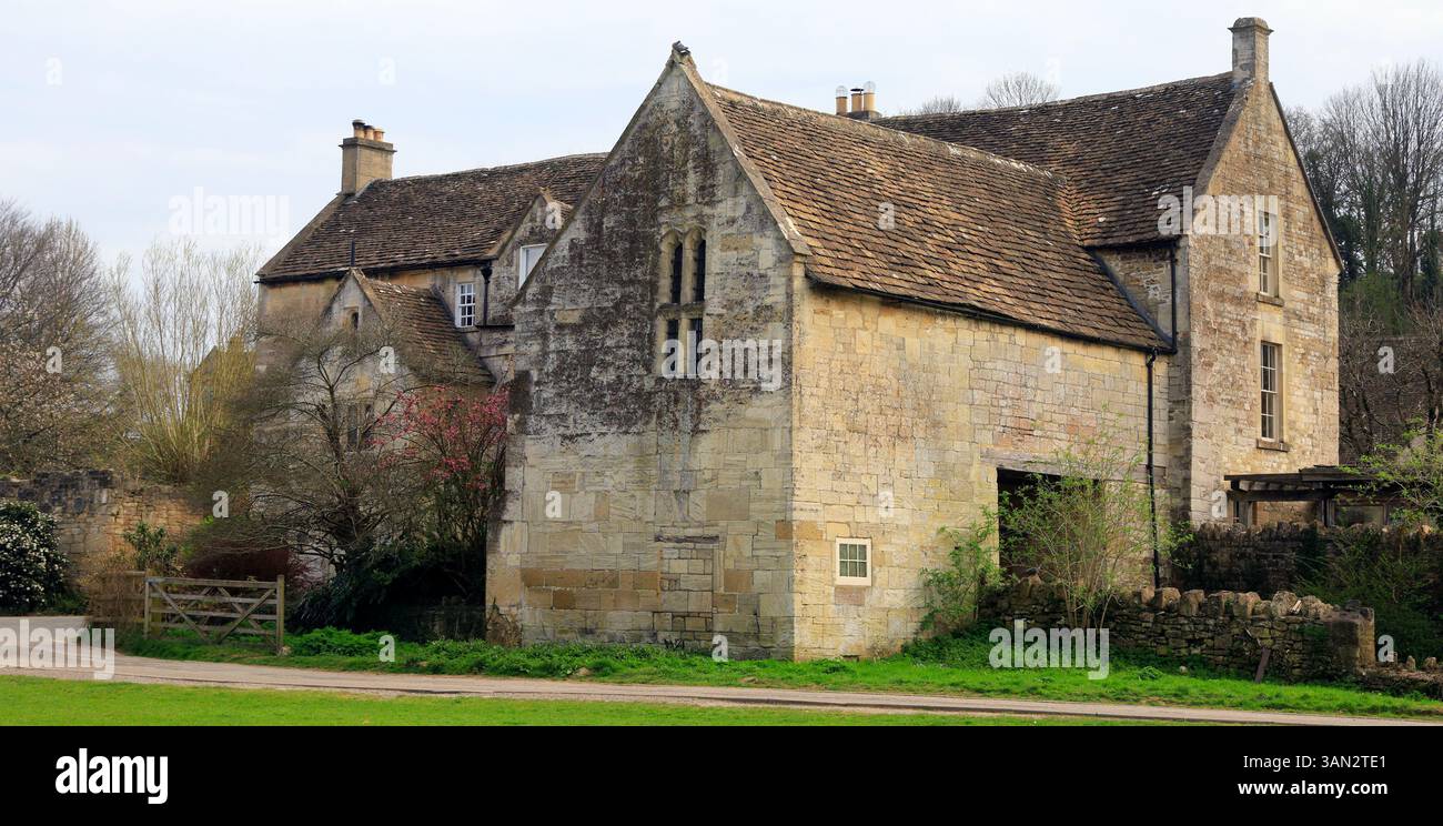 Barton Farm 14th century farmhouse building, Bradford on Avon. Taken ...