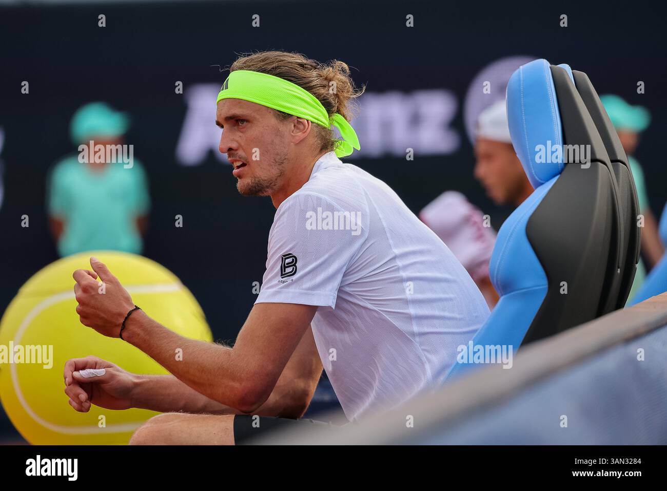 Muenchen, Deutschland. 14th Apr, 2025. Alexander Zverev (Deutschland), GER, BMW Open by Bitpanda ...