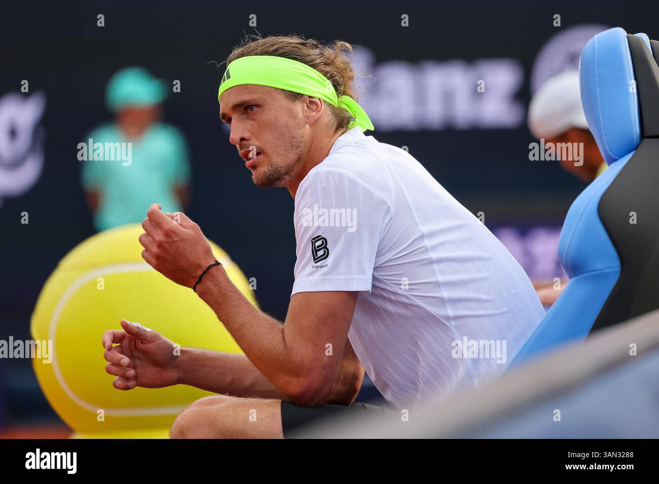 Muenchen, Deutschland. 14th Apr, 2025. Alexander Zverev (Deutschland), GER, BMW Open by Bitpanda ...