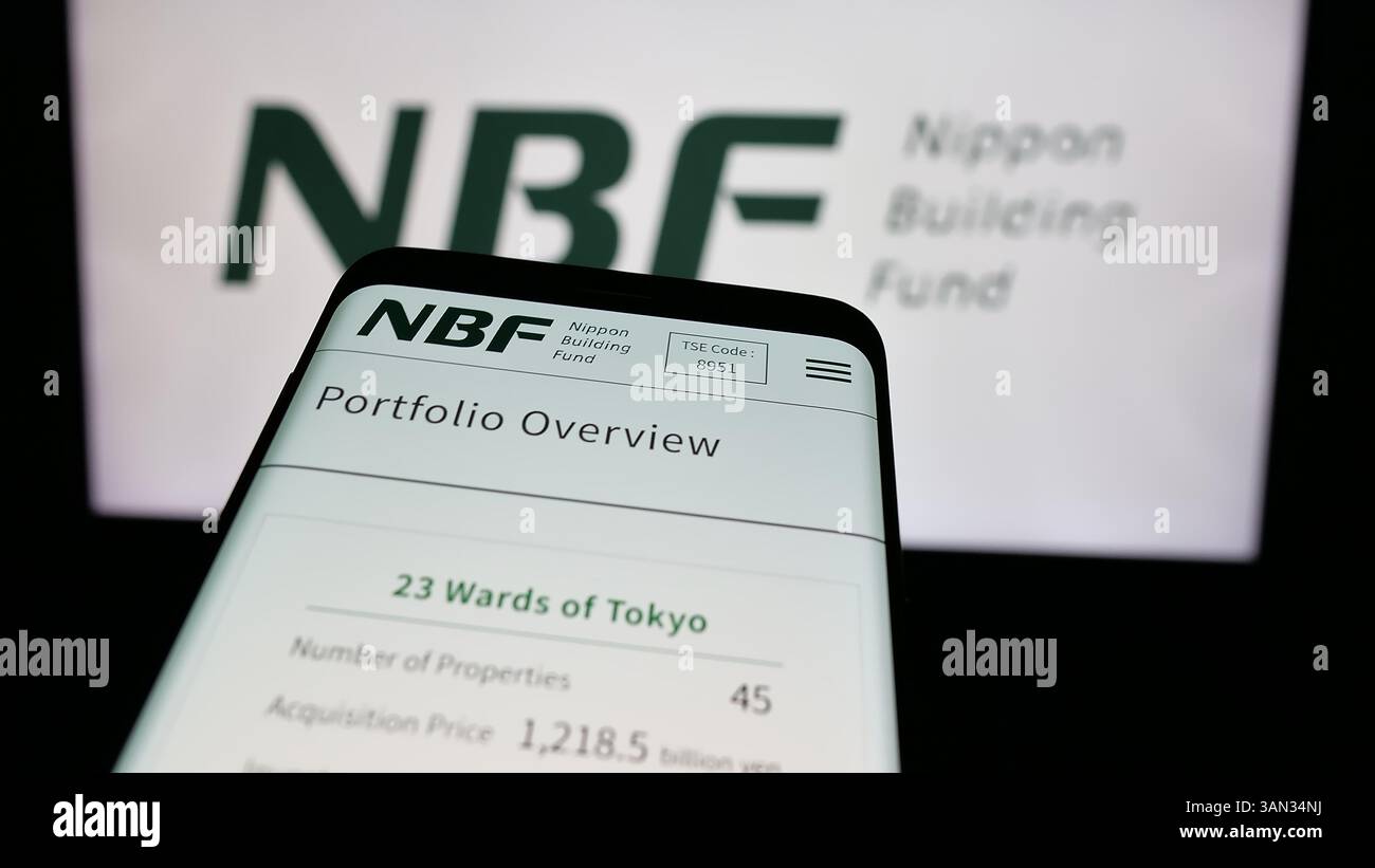 Stuttgart, Germany - 11-28-2024: Mobile phone with website of Japanese ...