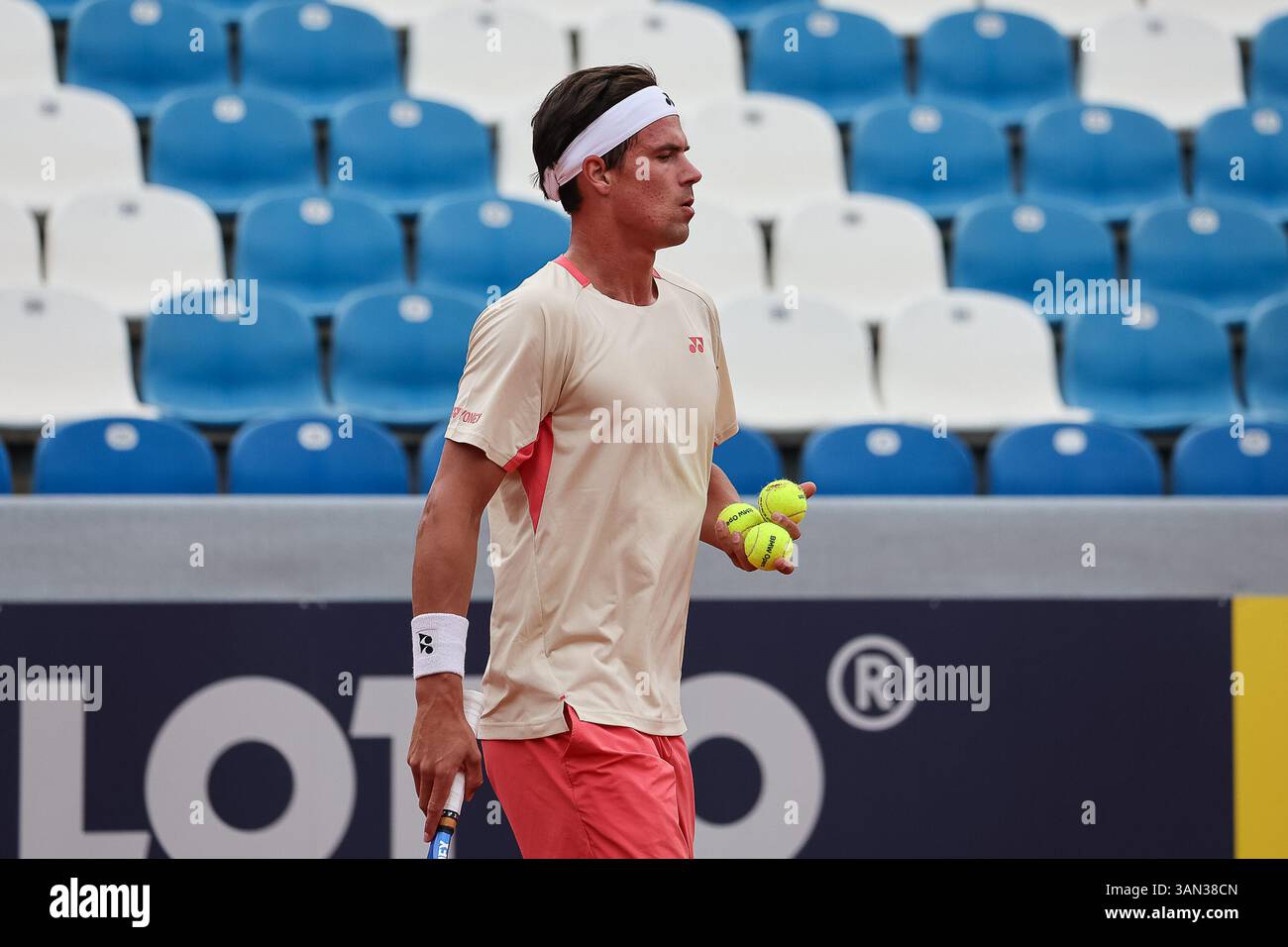 Munich, Germany. 14th April, 2025. Muenchen, Deutschland. 14th Apr, 2025. Daniel Altmaier ...