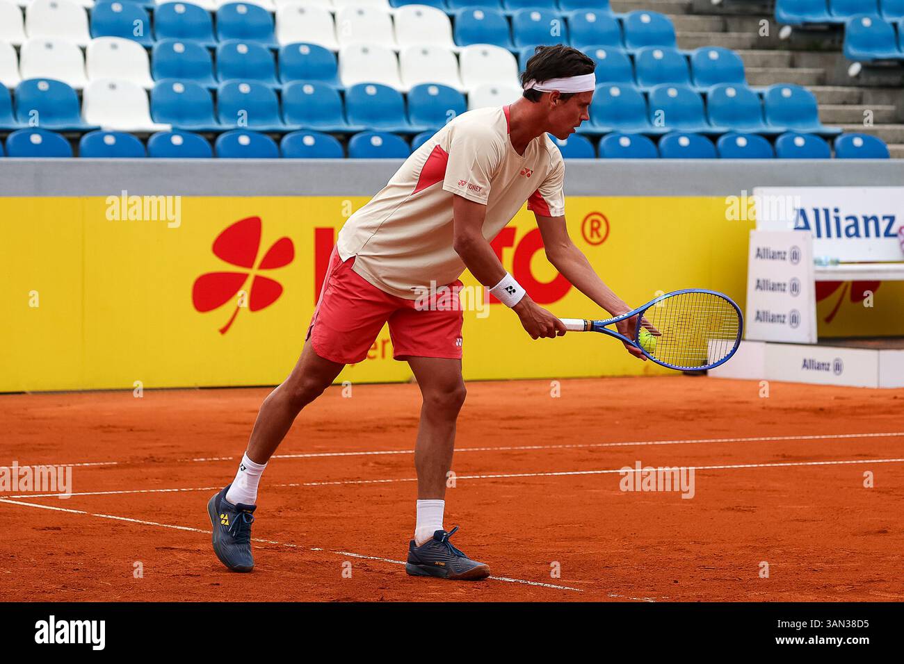 Munich, Germany. 14th April, 2025. Muenchen, Deutschland. 14th Apr, 2025. Daniel Altmaier ...