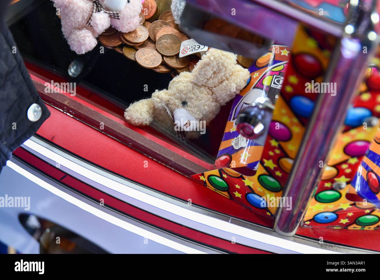 stuck in a 2p game Stock Photo - Alamy