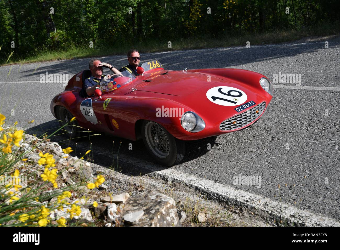 Panzano in Chianti, Italy - June 18th 2021 - Ferrari 750 Monza Spider ...