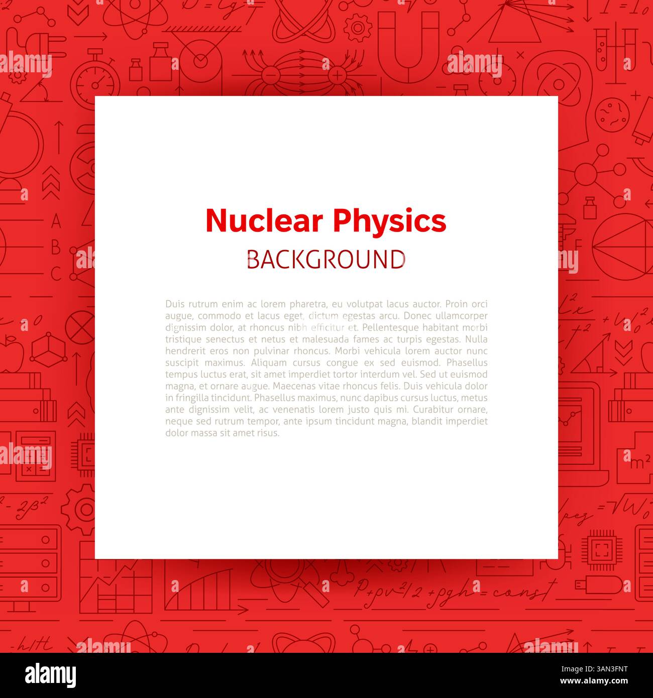 Nuclear Physics Paper Template Stock Vector Image & Art - Alamy