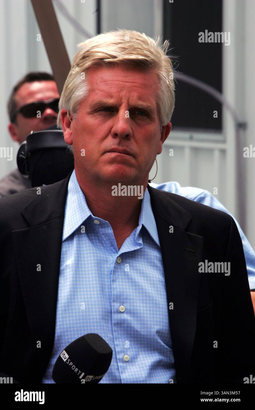 Steve Rider (GBR) ITV-F1 Presenter...Formula One World Championship, Rd ...