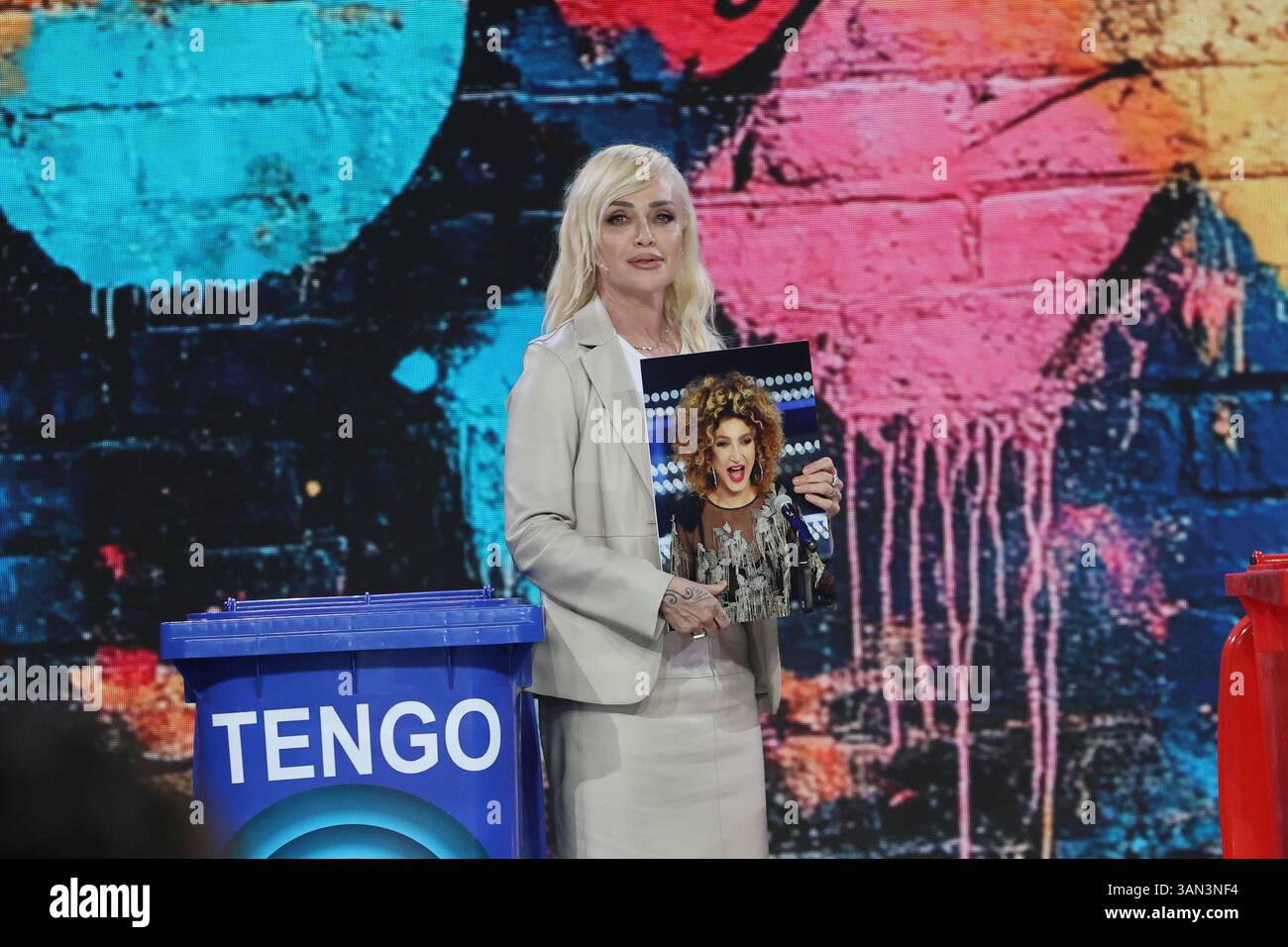 Rome, Italy. 14th Apr, 2025. Rome: Rai Studios ex Dear. Order or Truth ...