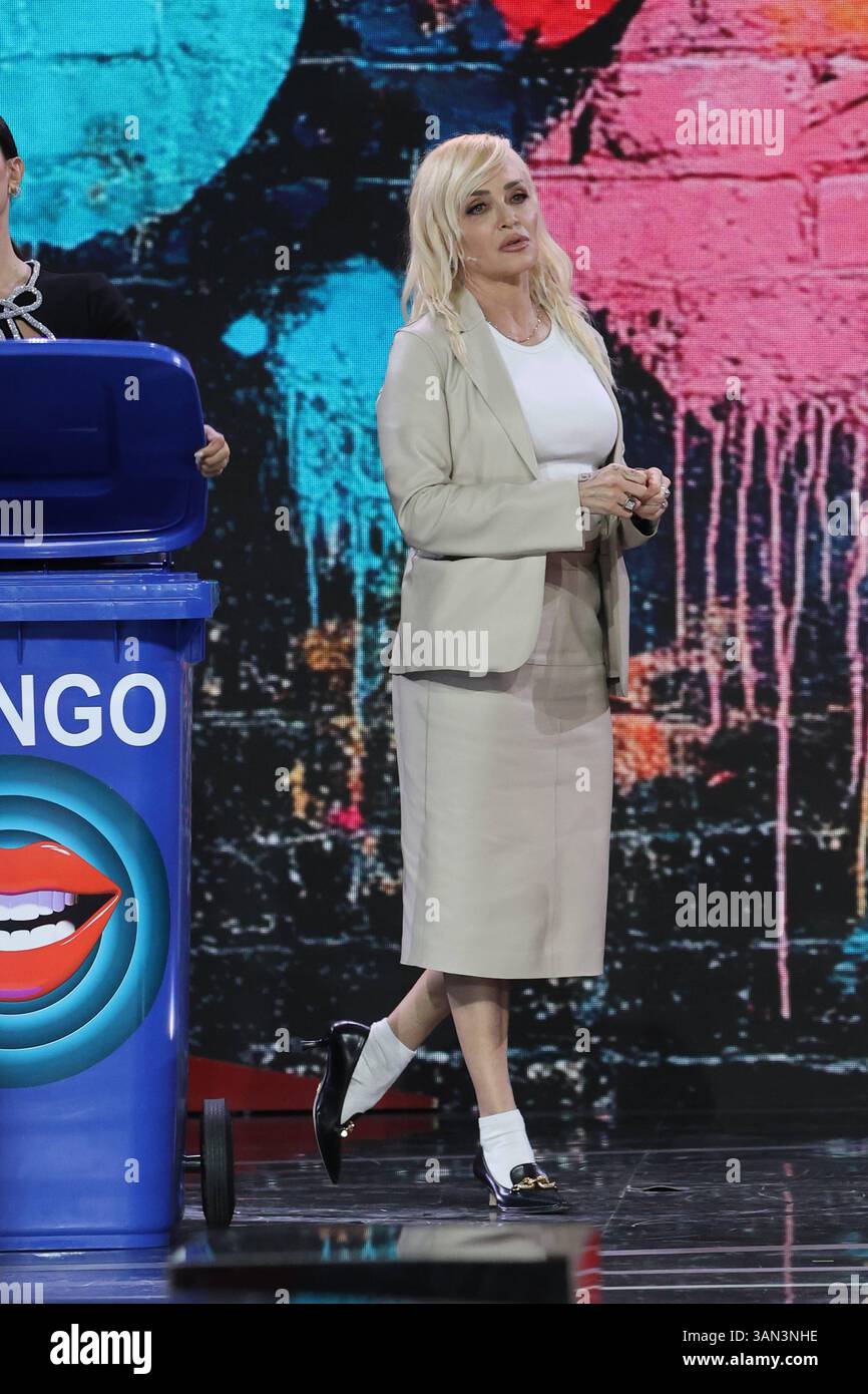 Rome, Italy. 14th Apr, 2025. Rome: Rai Studios ex Dear. Order or Truth ...