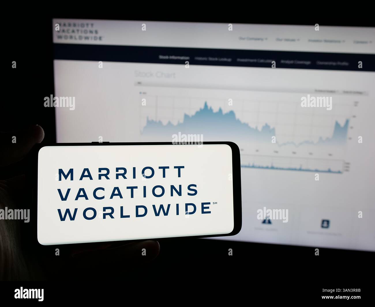 Stuttgart, Germany - 12-02-2024: Person holding smartphone with logo of ...