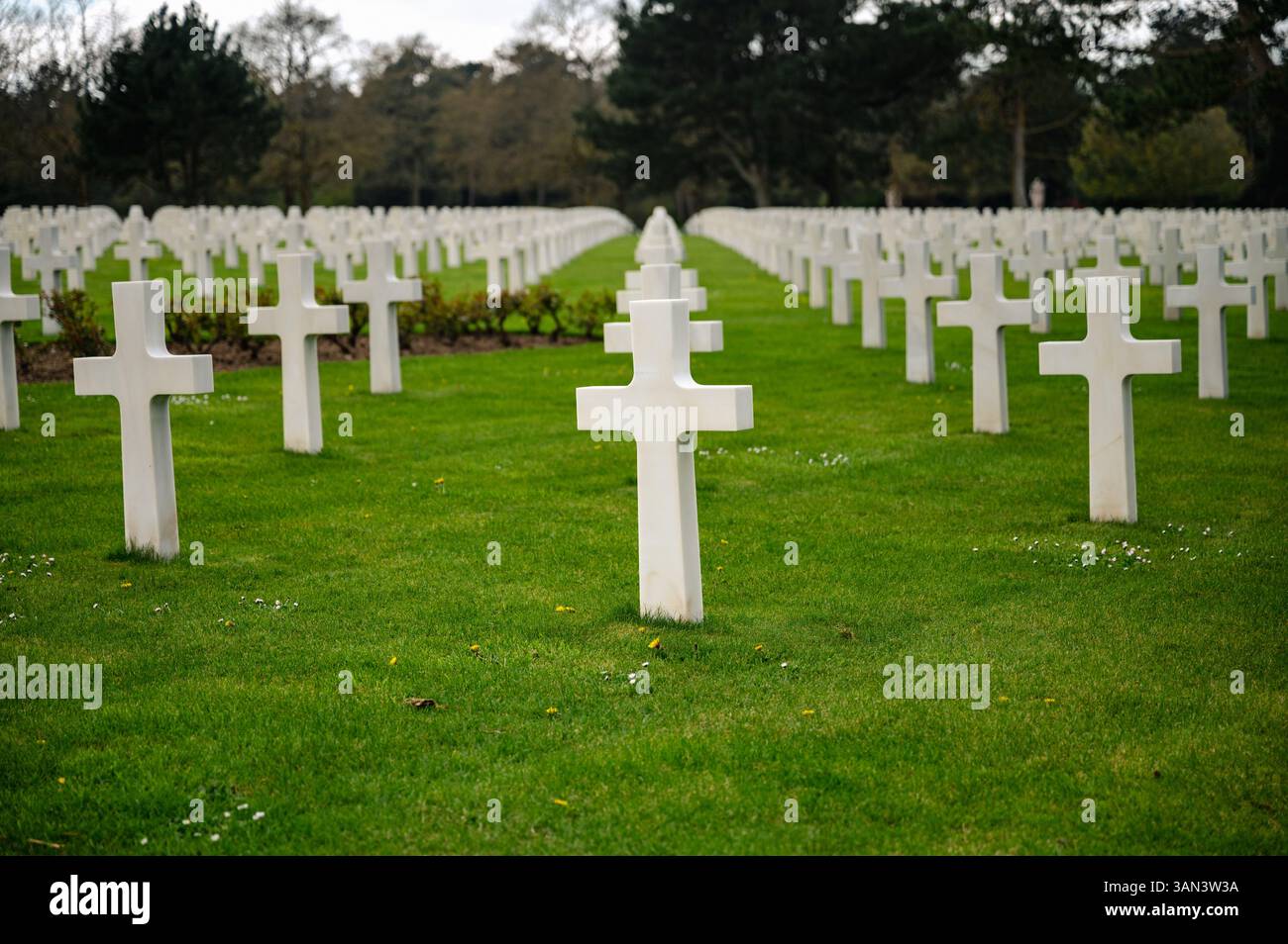 Military cemetery near normandy hi-res stock photography and images - Alamy