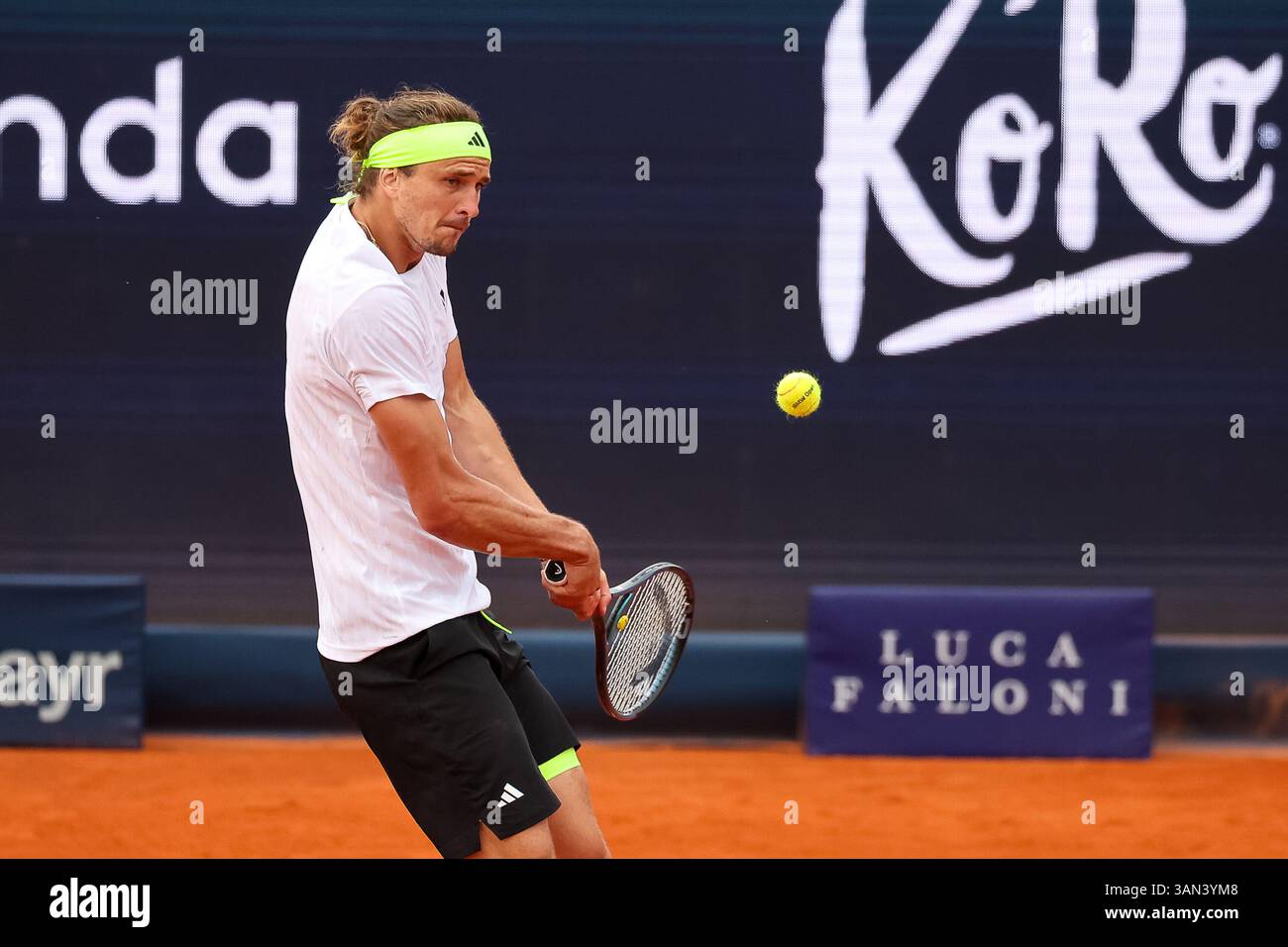 Muenchen, Deutschland. 14th Apr, 2025. Alexander Zverev (Deutschland), GER, BMW Open by Bitpanda ...