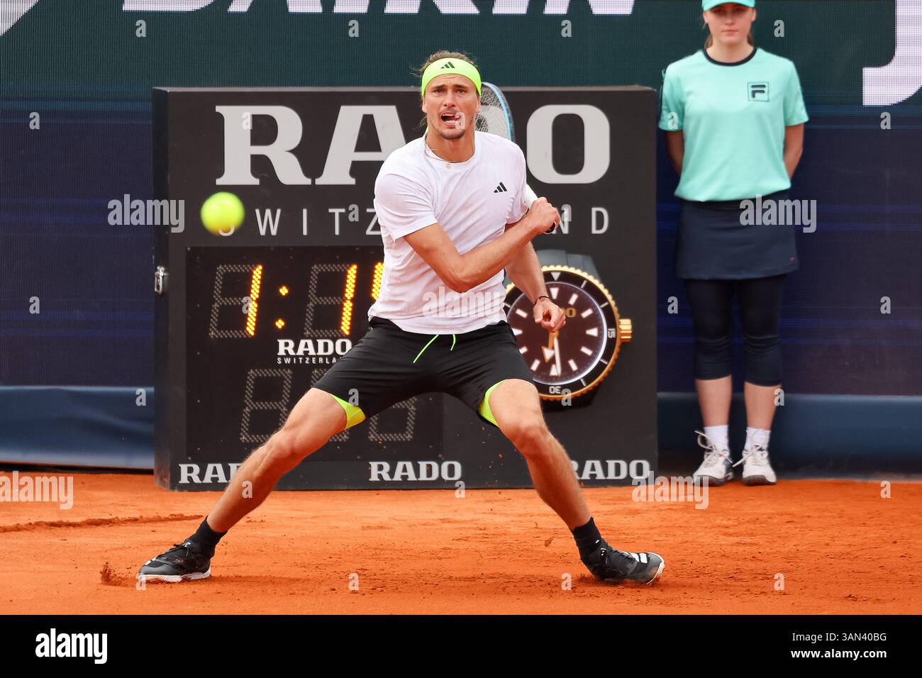 Muenchen, Deutschland. 14th Apr, 2025. Alexander Zverev (Deutschland), GER, BMW Open by Bitpanda ...