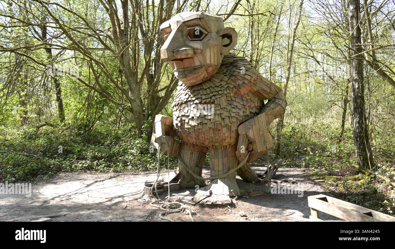 Home of the Forest Troll Stock Photo - Alamy