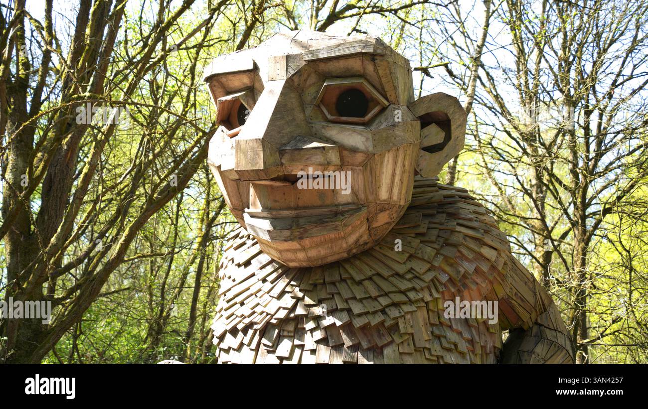 Home of the Forest Troll Stock Photo - Alamy