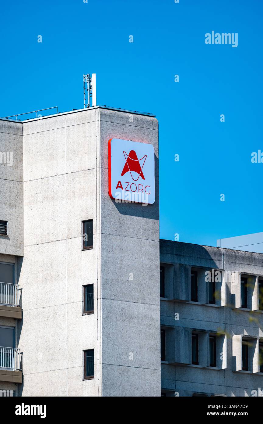 The Azorg hospital facility in Aalst, East Flemish Region, Belgium, 9 ...