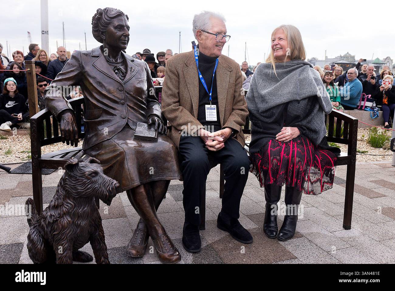 The official unveiling of the new Agatha Christie sculpture at the ...
