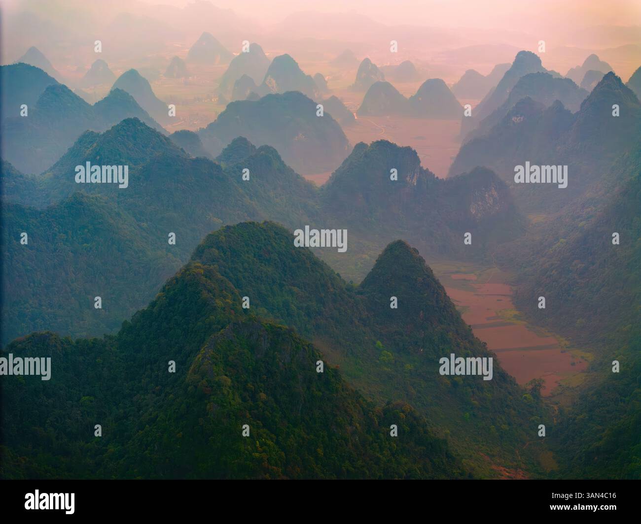 Karst landscape green aerial hi-res stock photography and images - Alamy