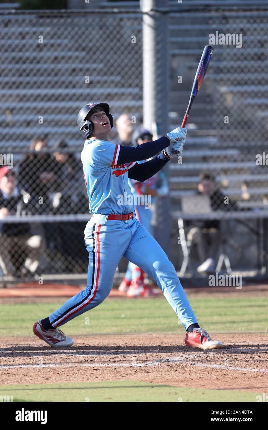 Josh Proctor of Maranantha High School bats during a game against ...
