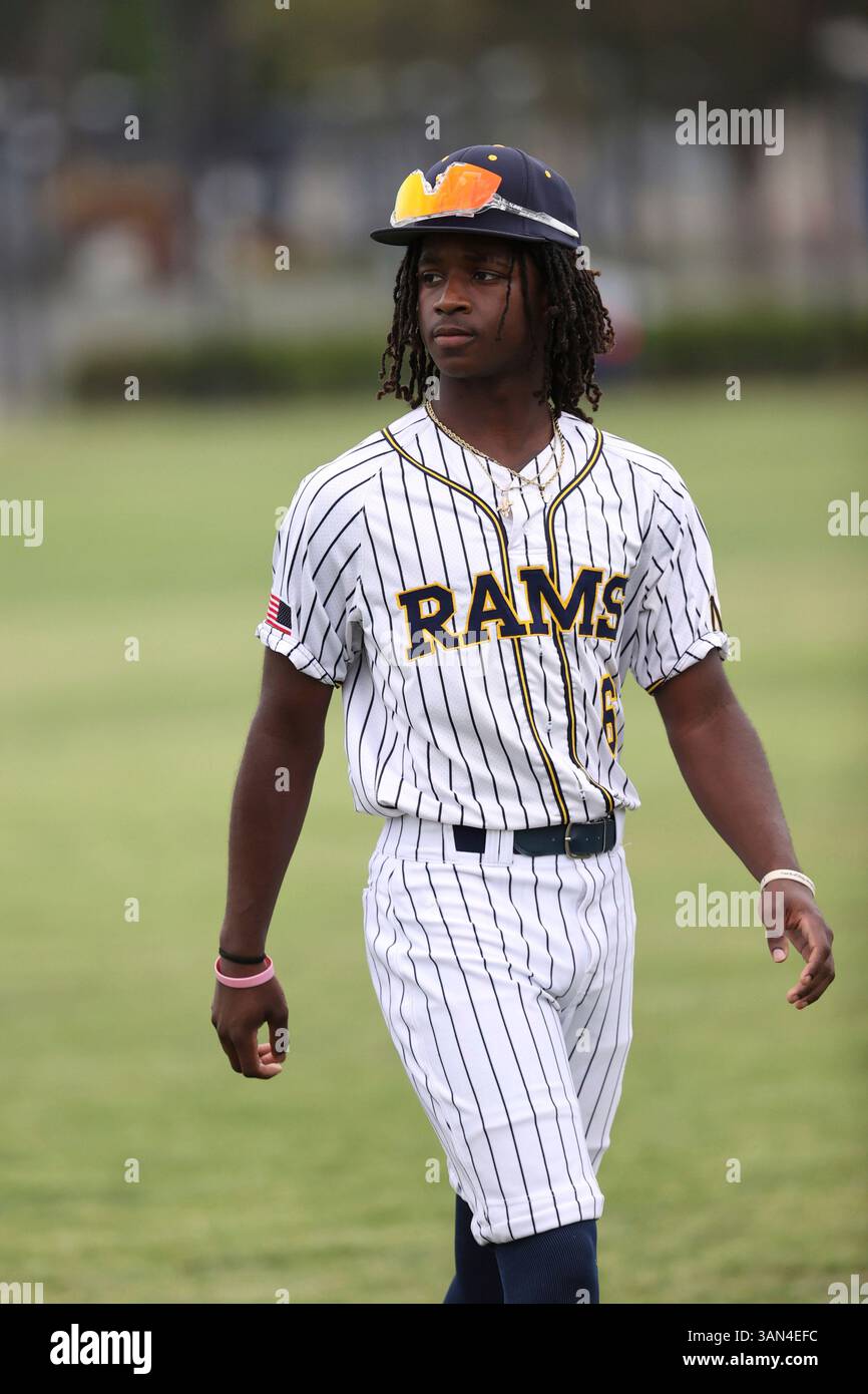 Anthony Pack (6) of Milikan High School during a game against Cabrillo ...