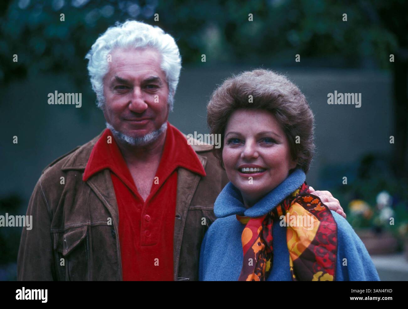 28153.BUDD SCHULBERG and GERALDINE BROOKS.Photo By Bob Noble-Globe ...