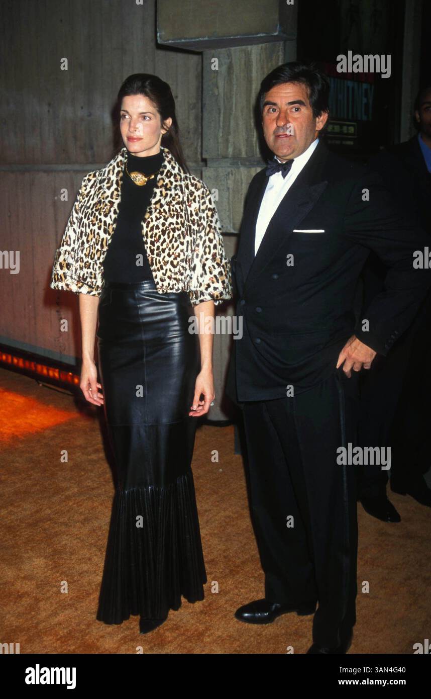 STEPHANIE SEYMOUR with PETER BRANT.Whitney Gala 200 at Whitney Museum ...