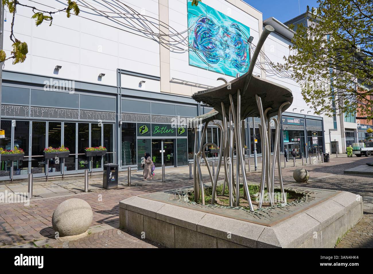 Blackburn town centre shopping centre hi-res stock photography and images - Alamy
