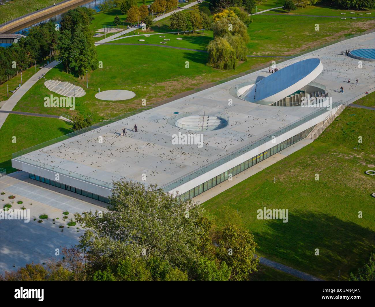 Aerial view of new National Science and Innovation Centre - Science ...