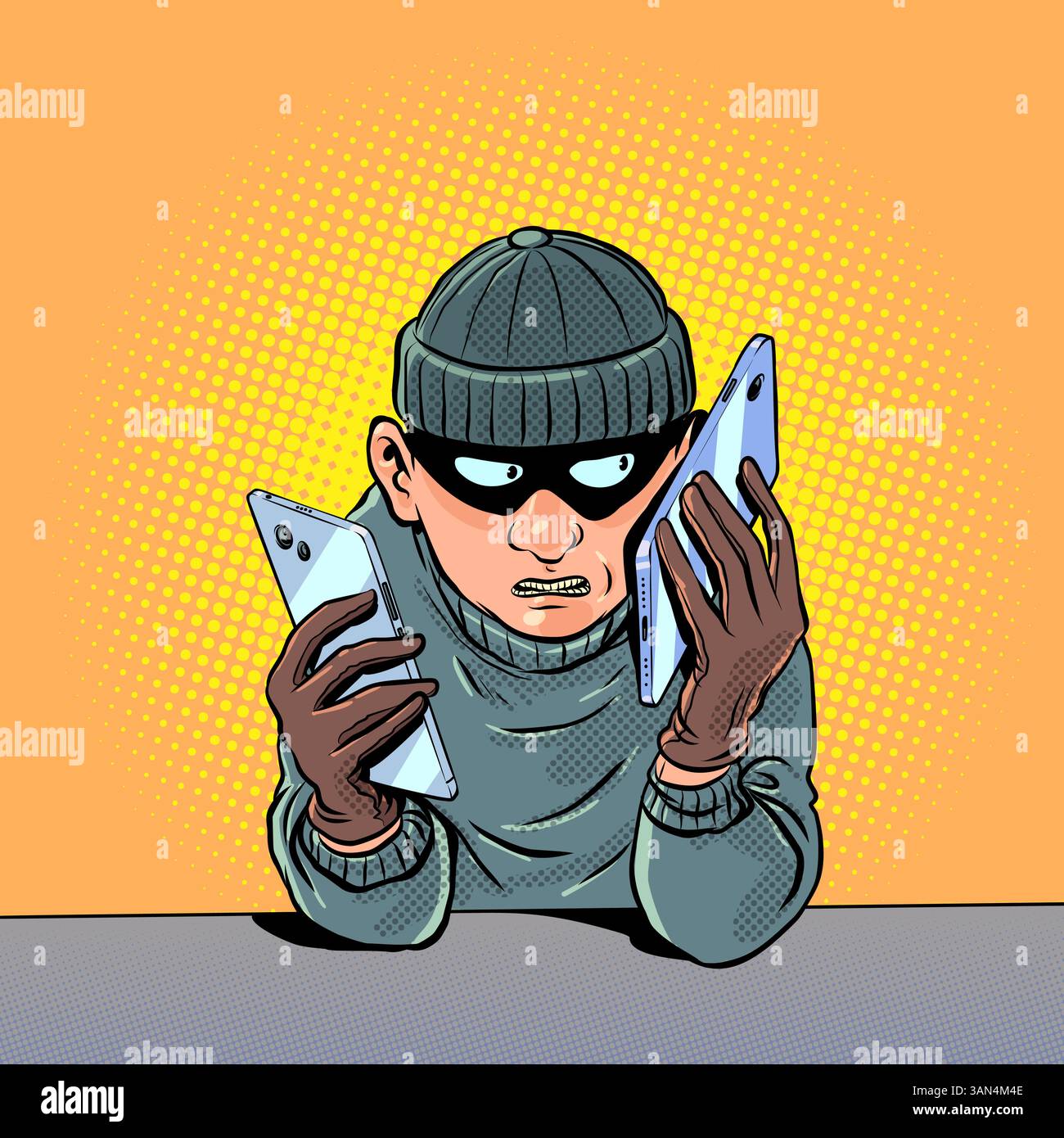 Finance fraud phone Stock Vector Images - Alamy