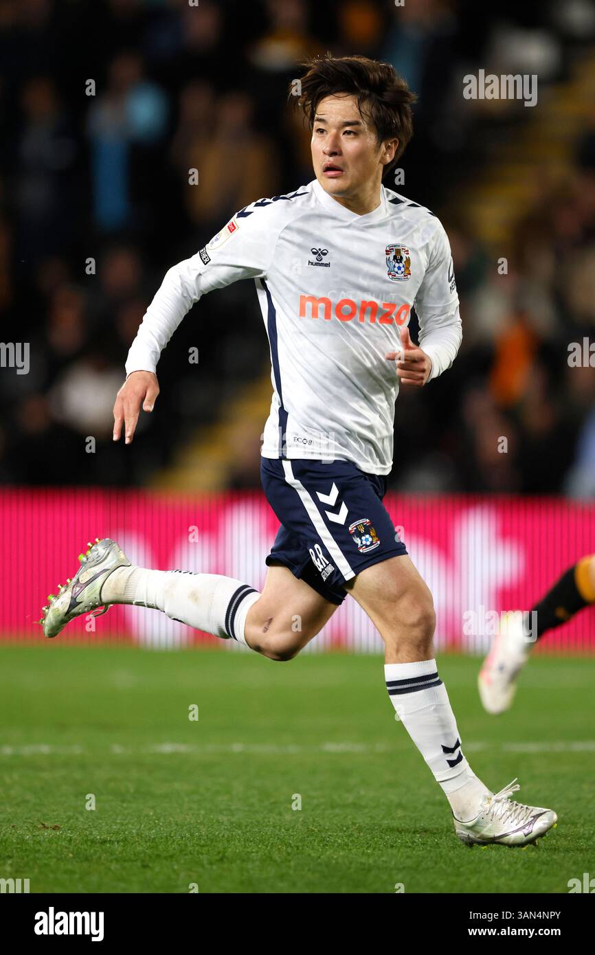 Coventry City's Tatsuhiro Sakamoto during the Sky Bet Championship ...