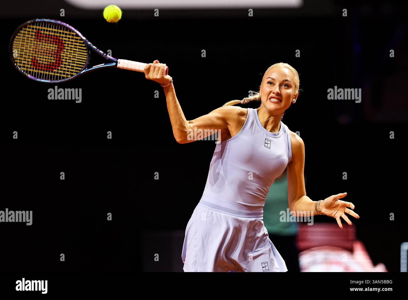 Stuttgart, Deutschland. 14th Apr, 2025. im Bild Anastasia Potapova ...