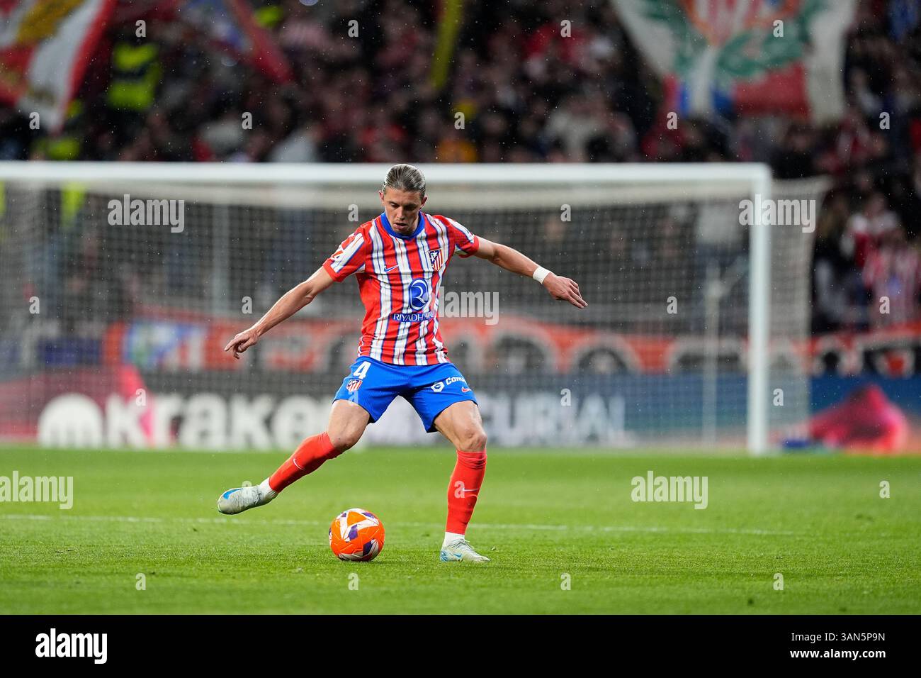Conor Gallagher of Atletico de Madrid in action during the Spanish ...
