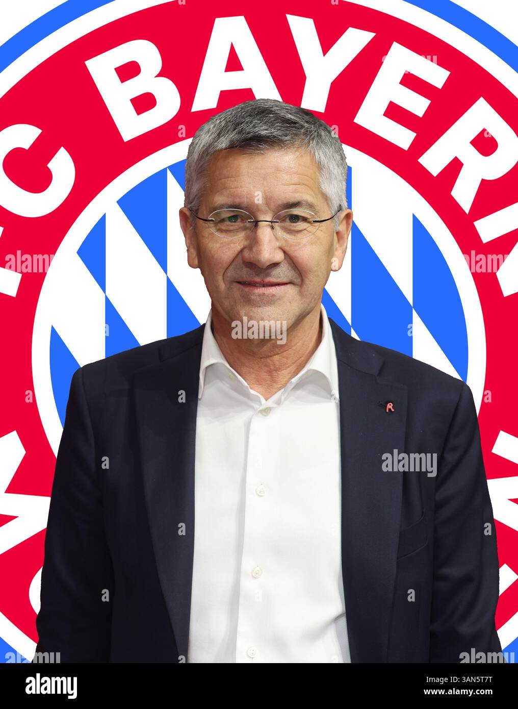 ! ACHTUNG FOTOMONTAGE ! Hier im Bild Herbert Hainer, Präsident (FC ...