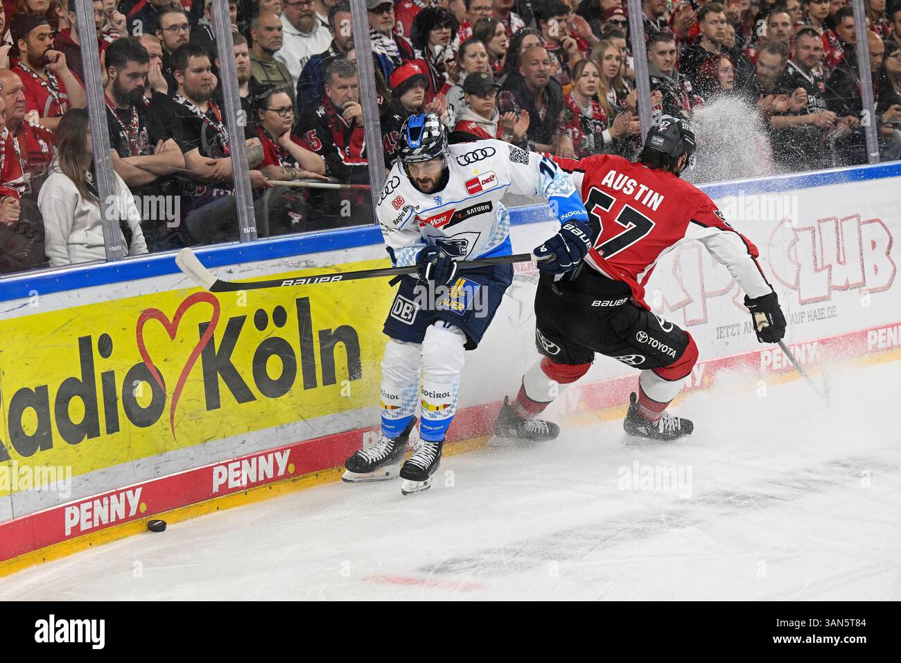 Eishockey DEL - 24/25 - Playoff-Halbfinale Spiel 6: Kölner Haie vs ERC ...