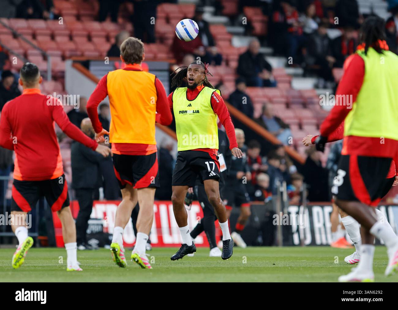 Vitality Stadium, Boscombe, Dorset, UK. 14th Apr, 2025. Premier League ...