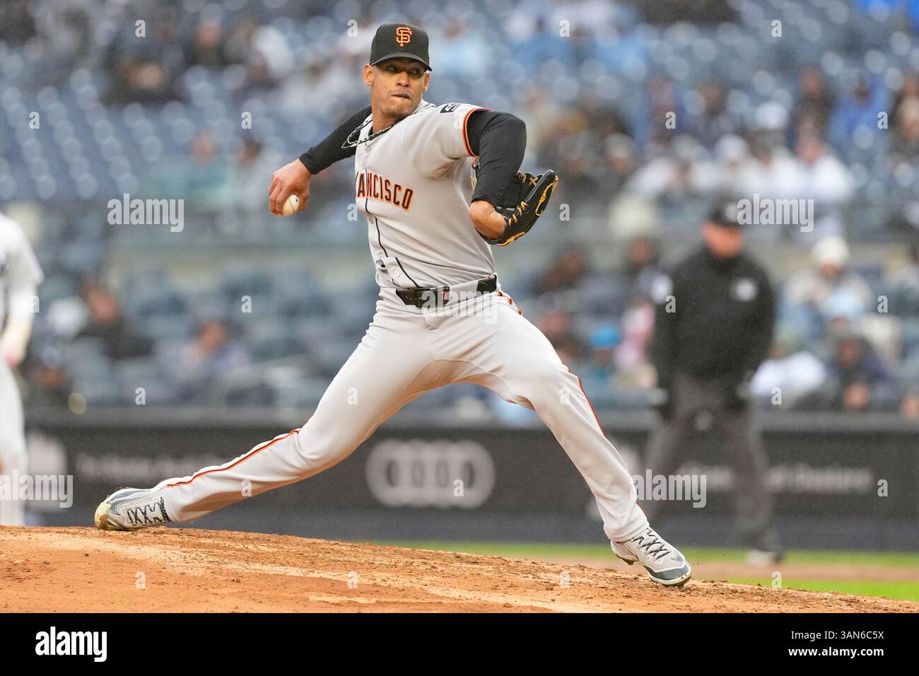 BRONX, NY - APRIL 12: San Francisco Giants Pitcher Randy Rodriguez (73 ...