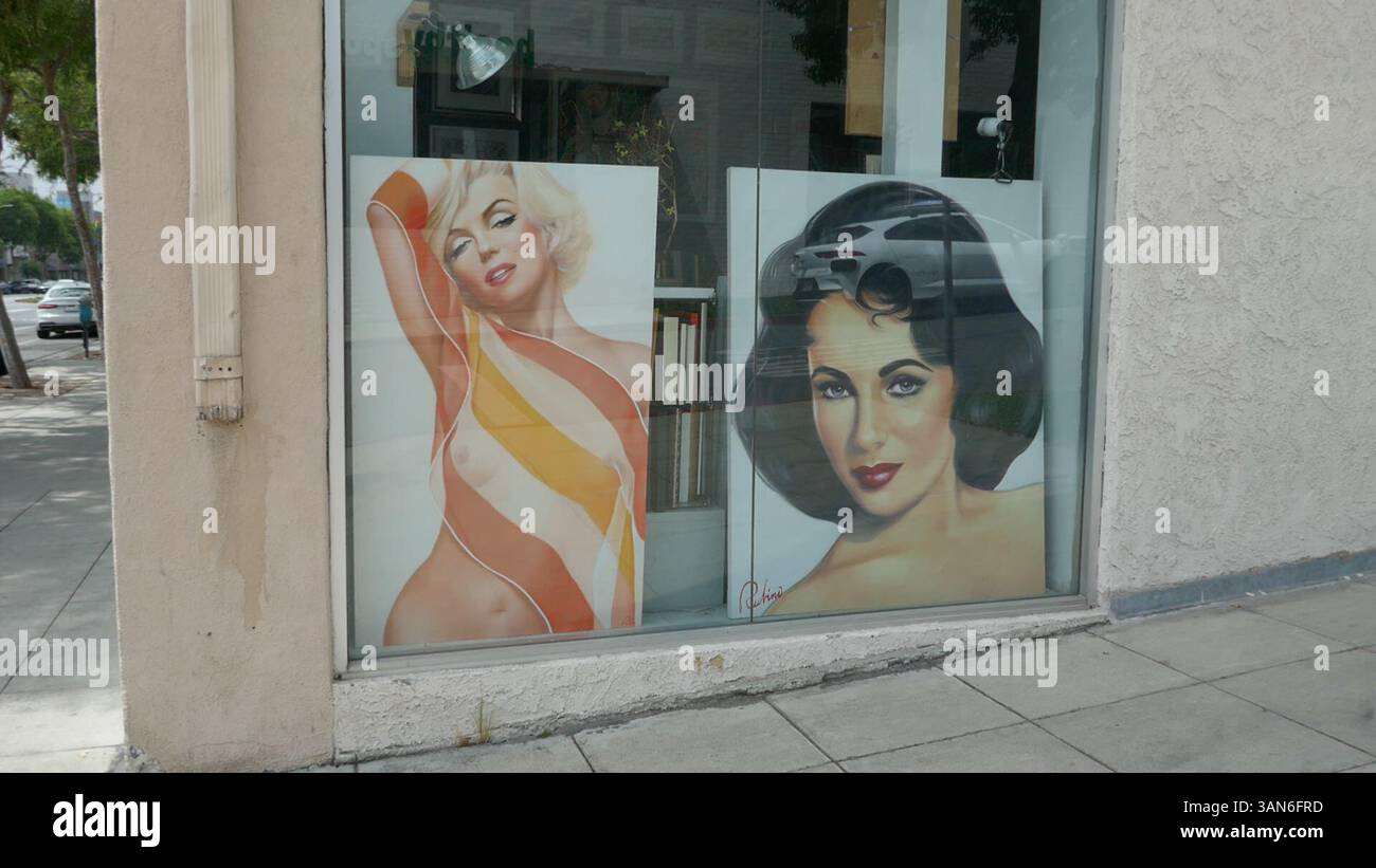 Los Angeles, California, USA 13th April 2025 Actresses Marilyn Monroe ...