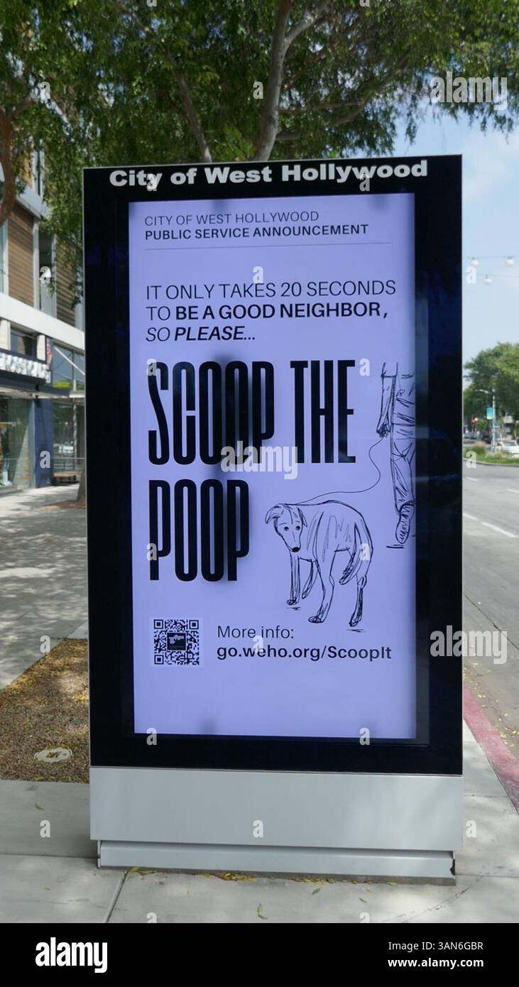 Los Angeles, California, USA 13th April 2025 Scoop the Poop Poster on ...