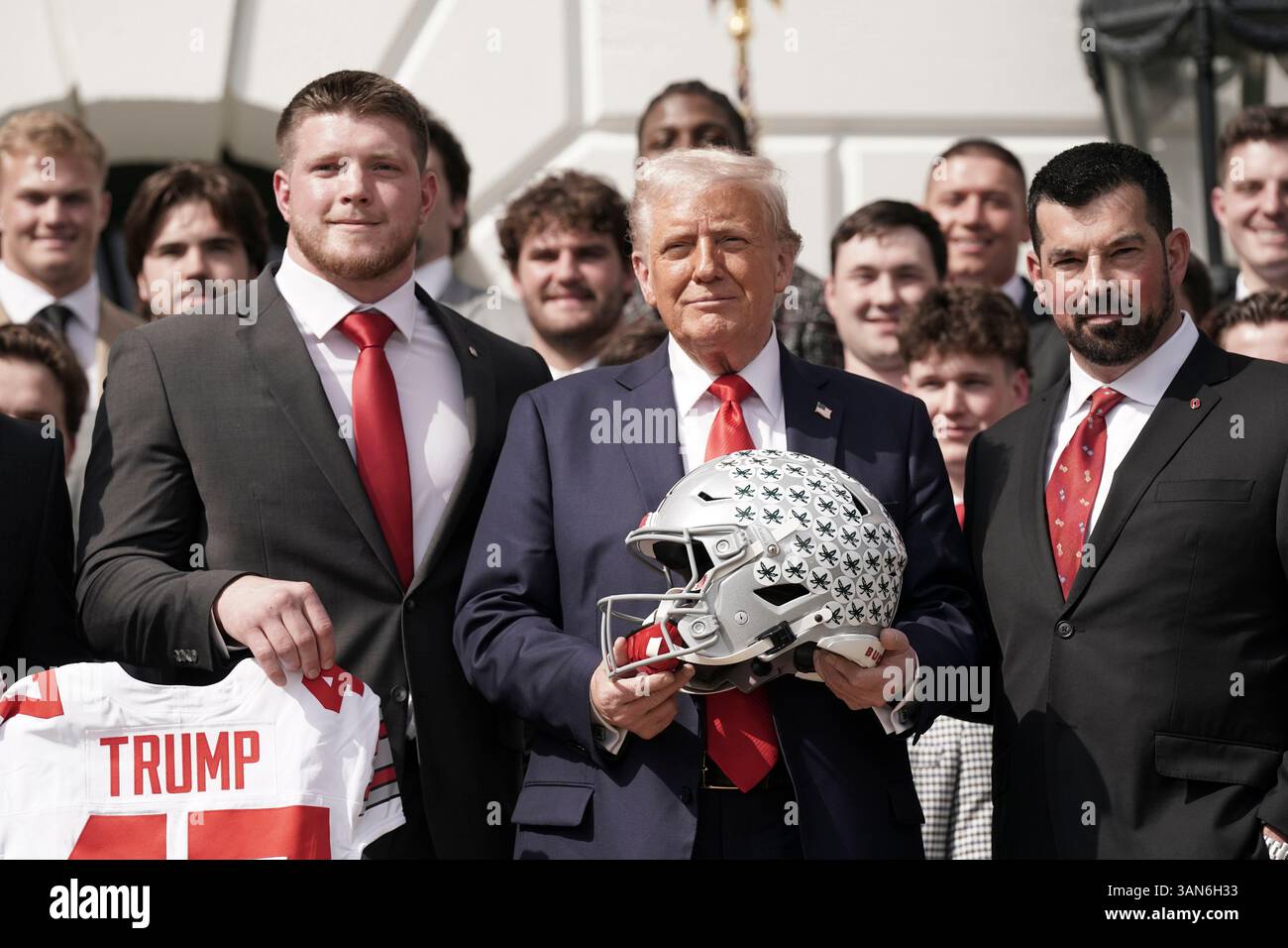 Washington, United States. 14th Apr, 2025. President Trump holds a ...