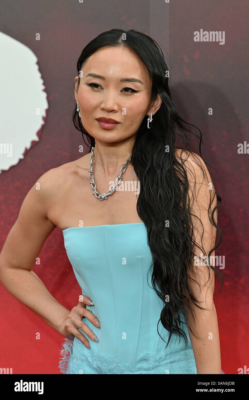 LONDON, ENGLAND - APRIL 14 2025: Li Jun Li '李麗君' attends Sinners ...