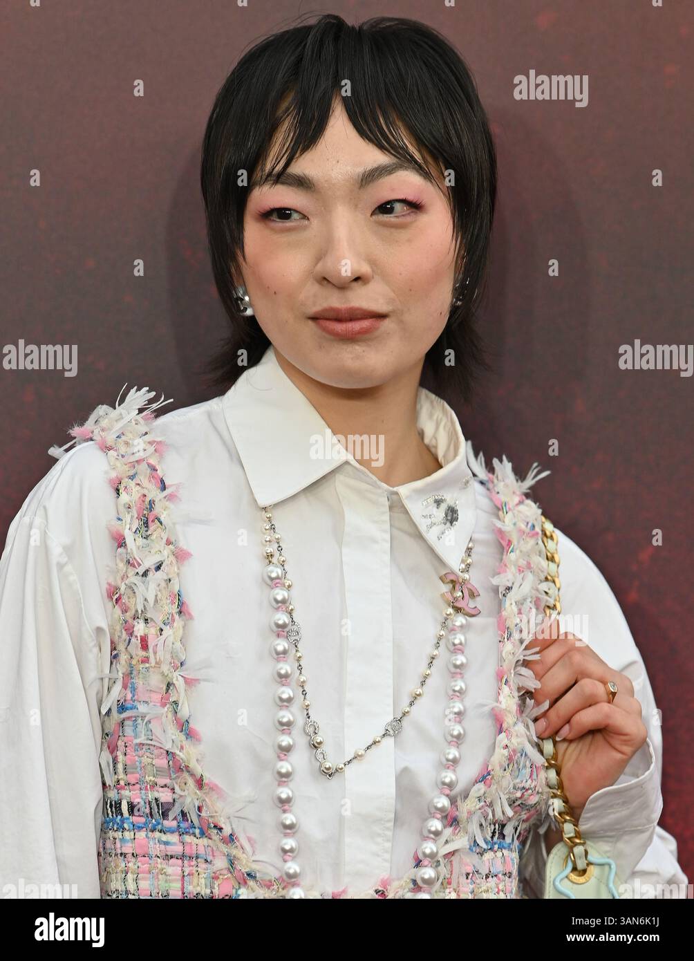 LONDON, ENGLAND - APRIL 14 2025: Patricia Zhou attends Sinners European ...
