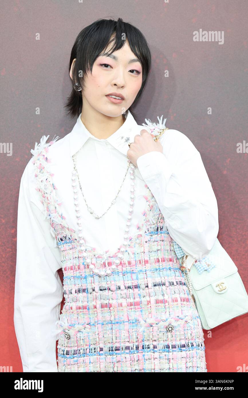 LONDON, ENGLAND - APRIL 14 2025: Patricia Zhou attends Sinners European ...