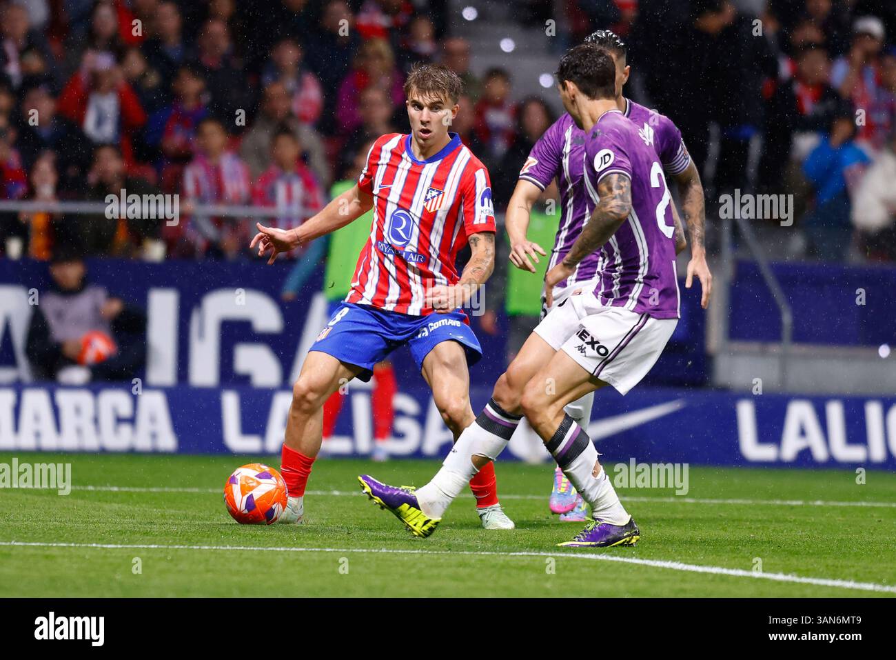 Pablo Barrios of Atletico de Madrid in action during the Spanish League ...