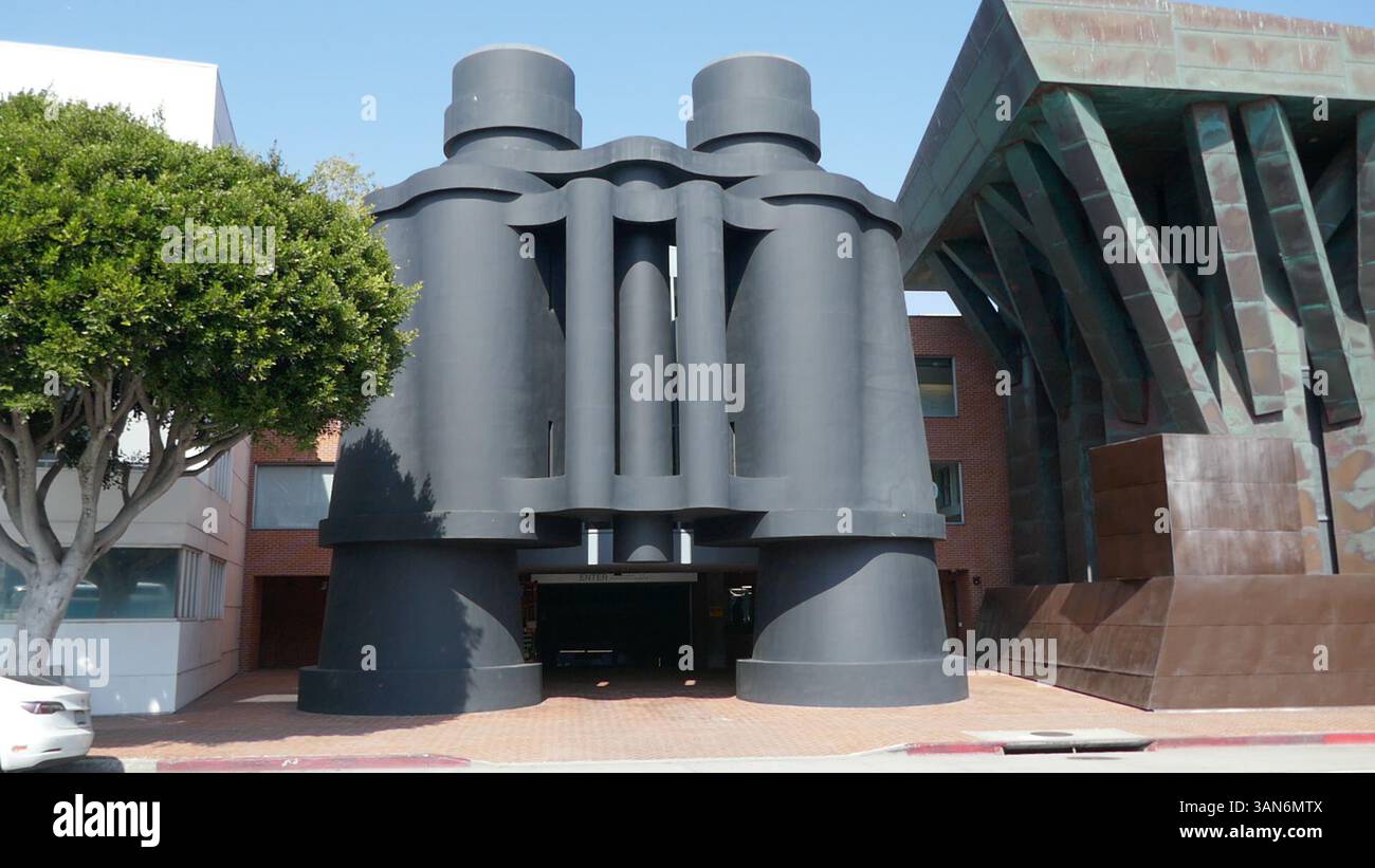 Venice, California, USA 13th April 2025 Frank Gehry Binoculars Art ...