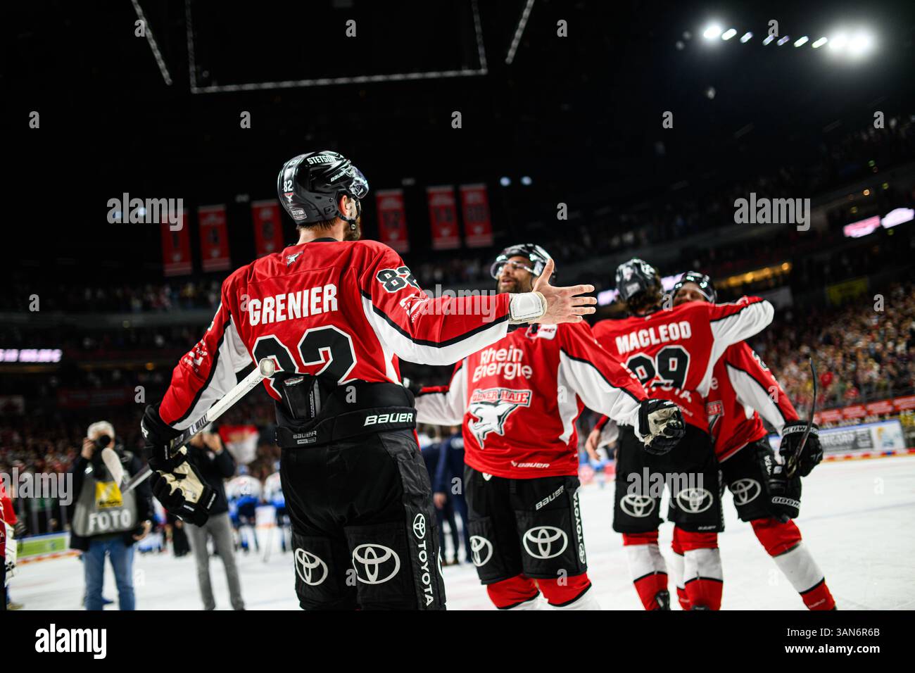 COLOGNE, GERMANY - 14 APRIL, 2025: Alexandre Grenier - The hockey ...