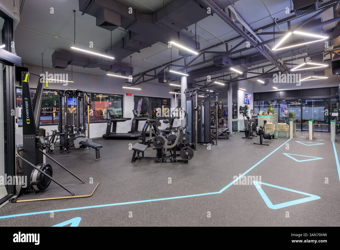 Phuket, Thailand - March 13, 2025: Interior view of Delta 55 a modern ...