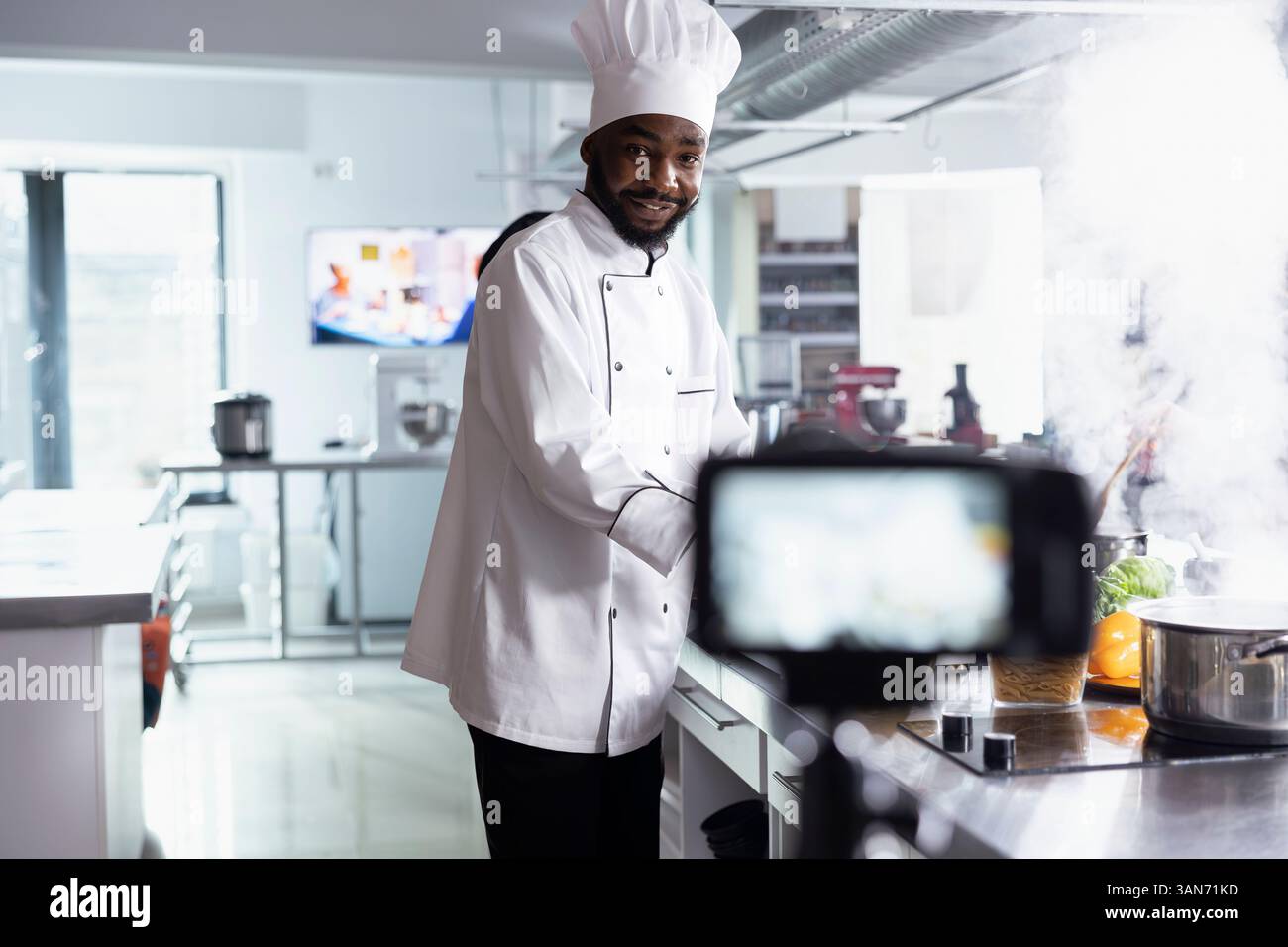 Chef teaching students african american hi-res stock photography and ...