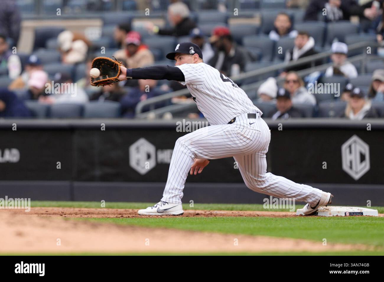 BRONX, NY - APRIL 13: New York Yankees First Baseman Paul Goldschmidt ...