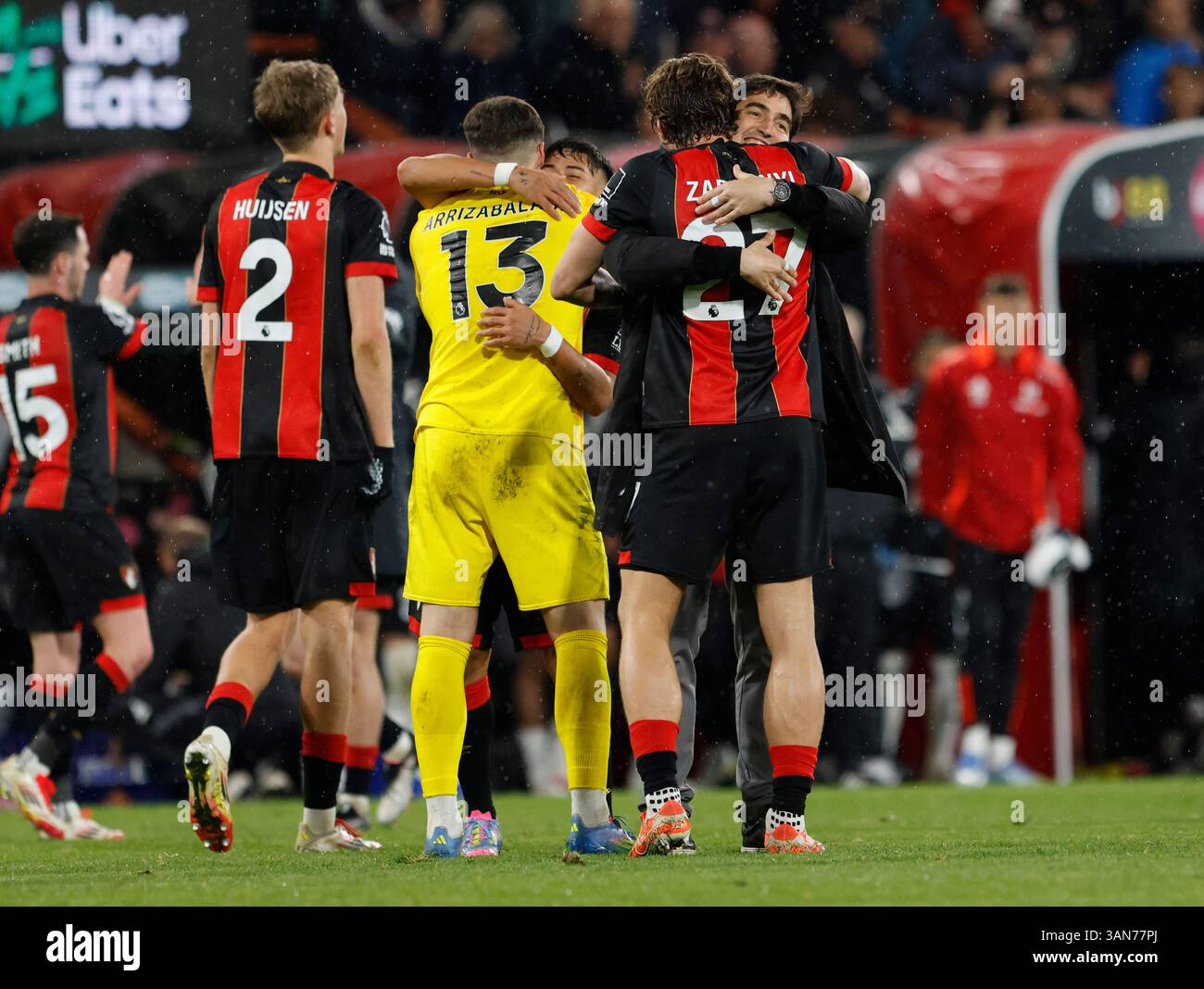 Vitality Stadium, Boscombe, Dorset, UK. 14th Apr, 2025. Premier League ...